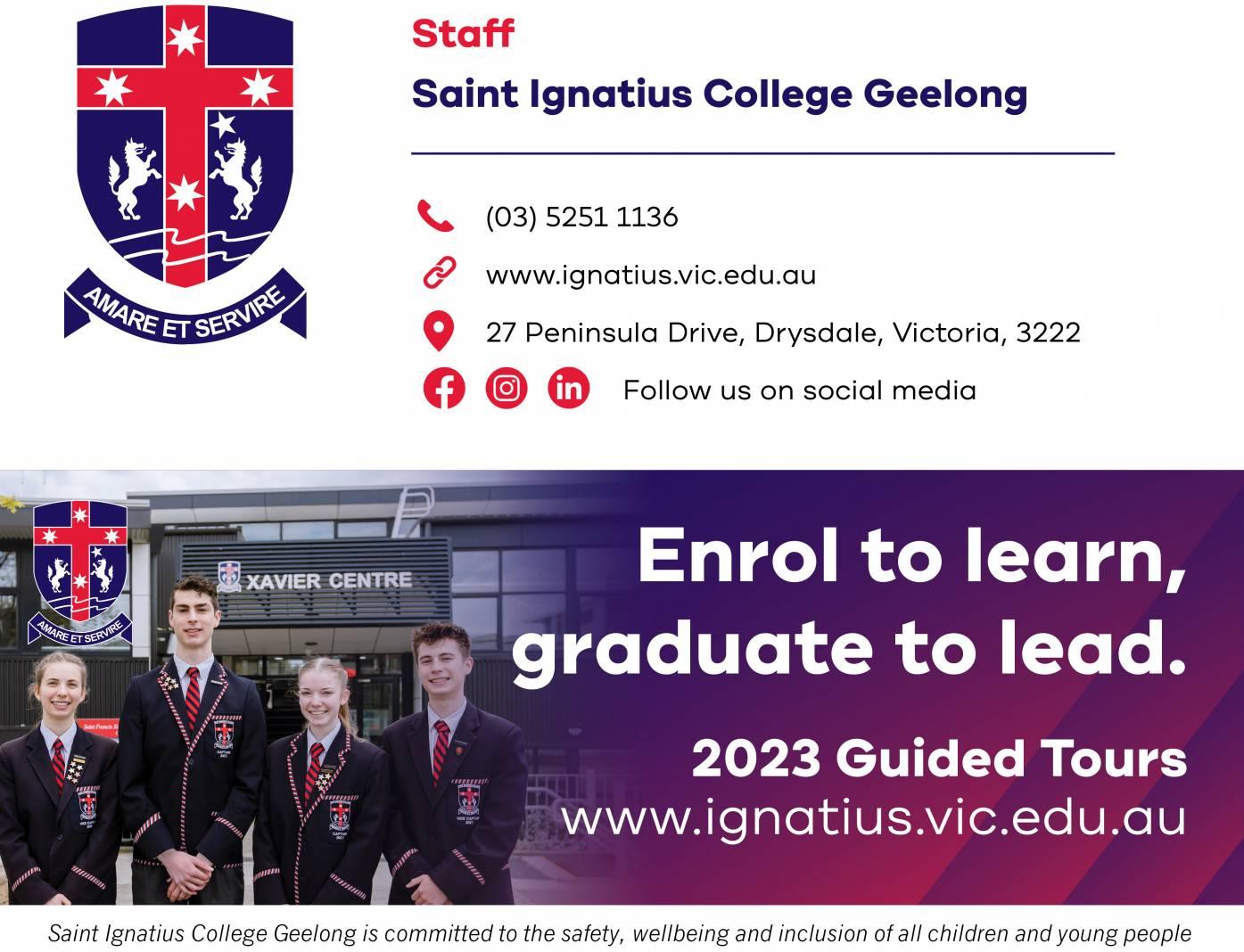 Saint Ignatius College - Geelong Catholic Colleges
